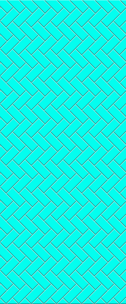 Sample of Blue Diagonal Herringbone Tile Acrylic Shower Wall Panel 244 ...