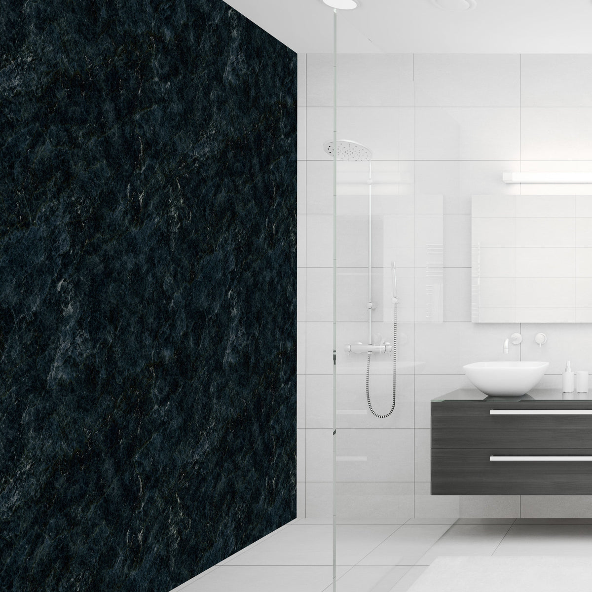 Dark Cliff Face Acrylic Wall Panels Home Decor Wall Panels 2440mmm x 1 ...