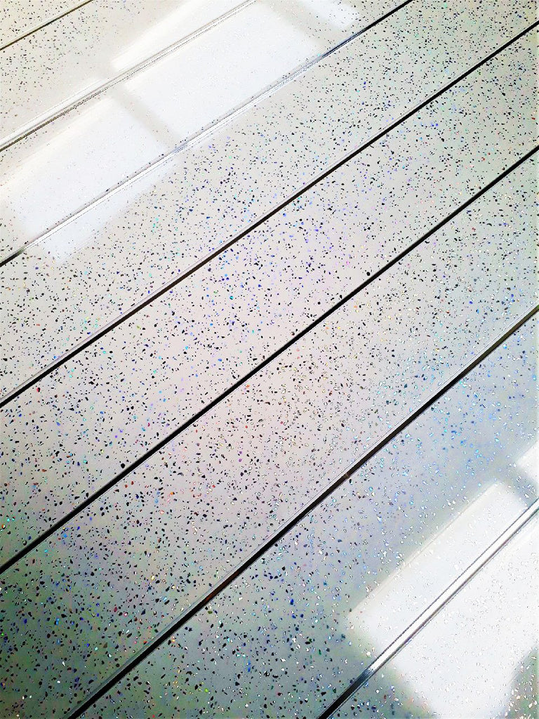 Platinum Sparkle & Chrome 5mm Ceiling Cladding For Bathrooms ...