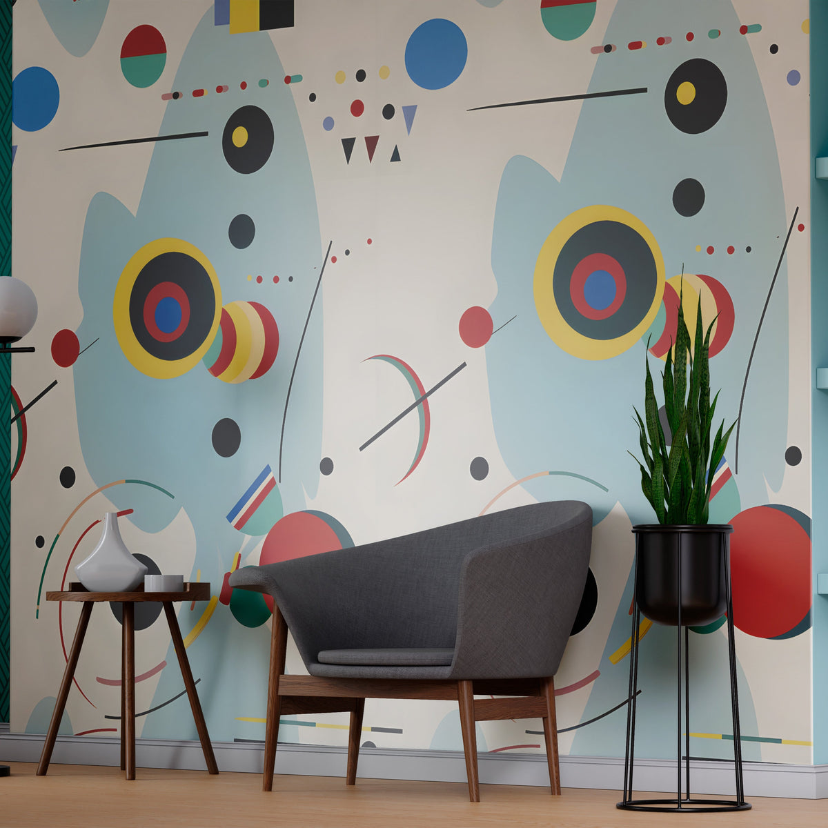 Abstract Shapes Acrylic Wall Panels Home Decor Wall Panels 2440mmm x 1 ...