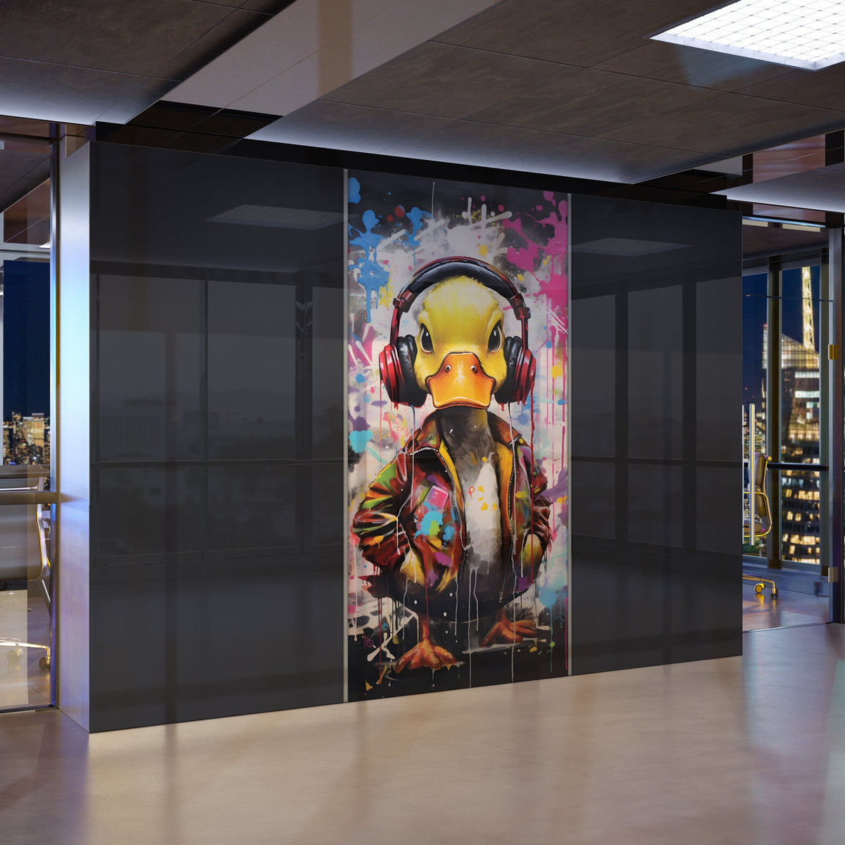 Funky Ducks Acrylic Wall Panels Home Decor Wall Panels 2440mmm x 1220m ...